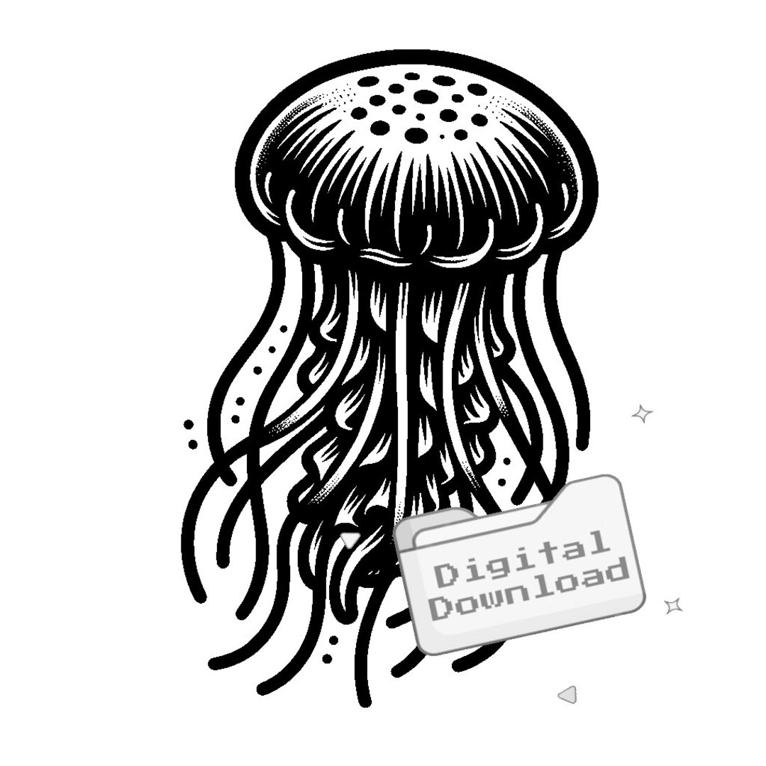 Jellyfish SVG Bundle - Etsy