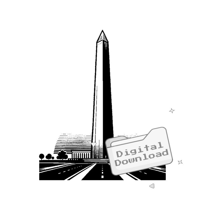 Washington Monument SVG Bundle - Etsy