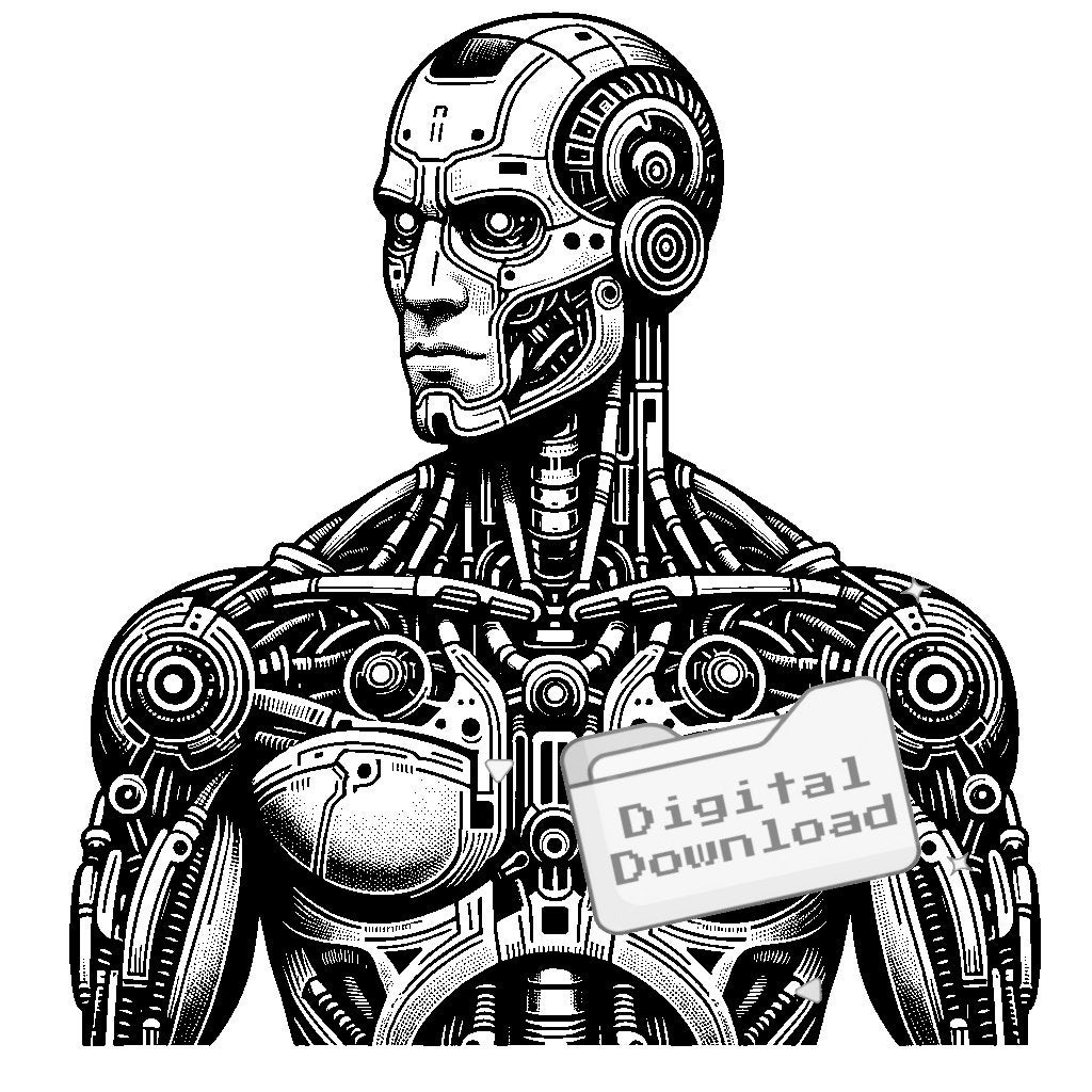 Cyborg SVG Bundle - Etsy