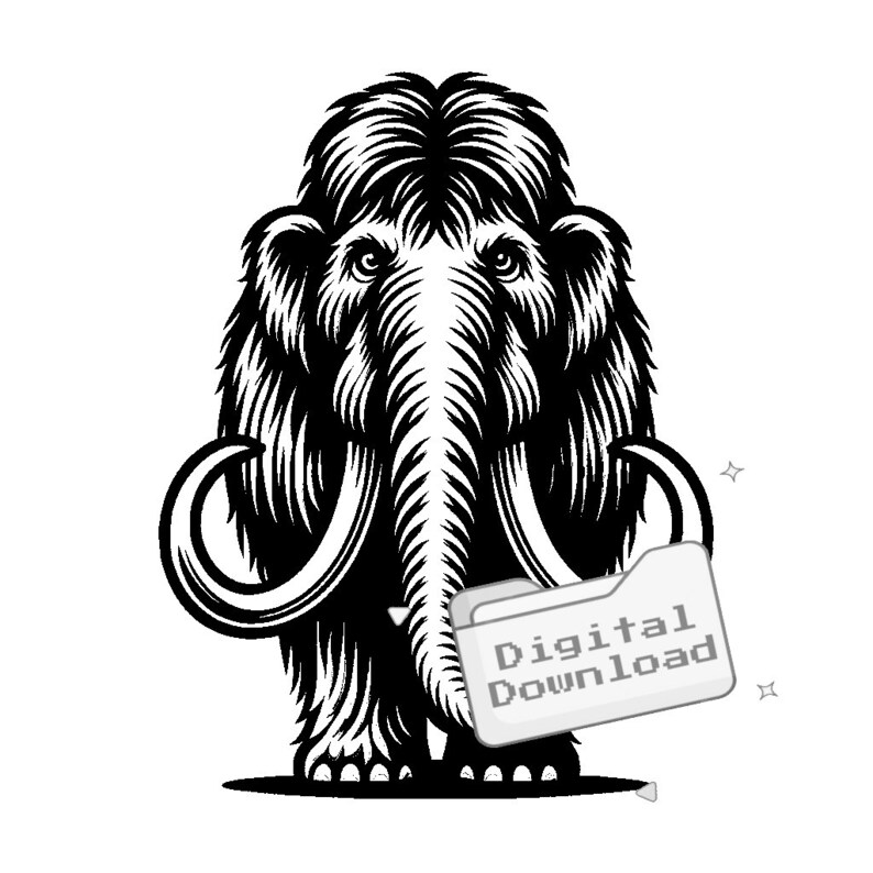 Woolly Mammoth SVG Bundle - Etsy