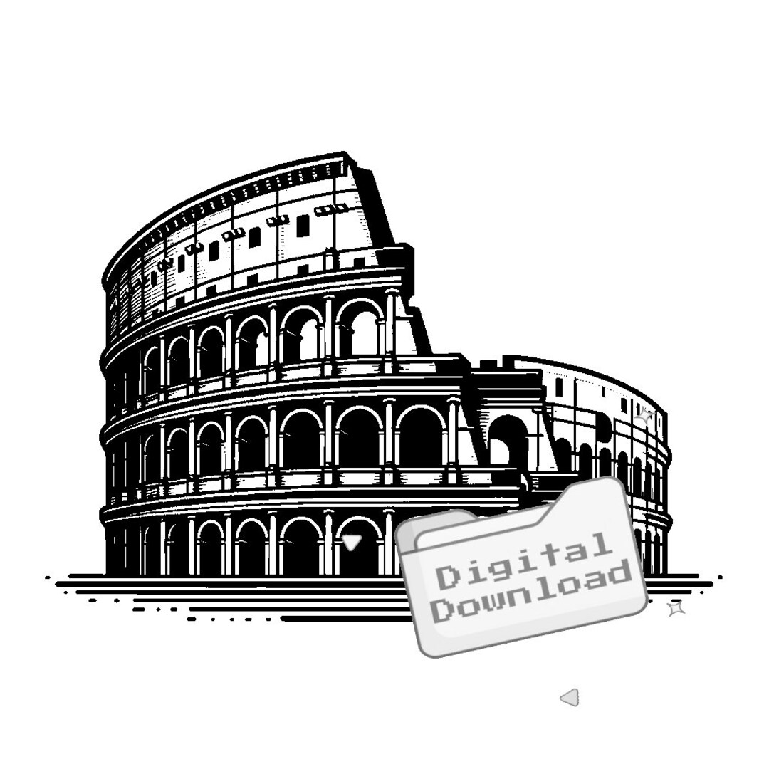 Colosseum SVG Bundle - Etsy