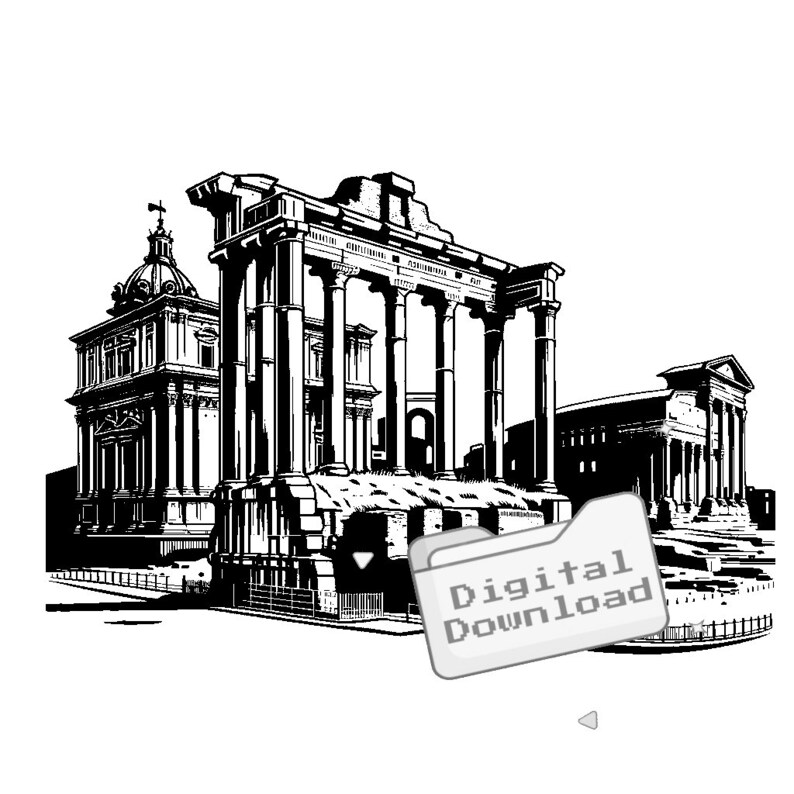 Roman Forum SVG Bundle - Etsy