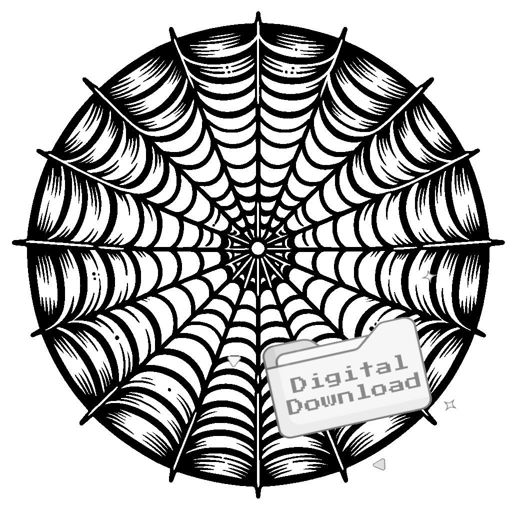 Spider Web SVG Bundle - Etsy