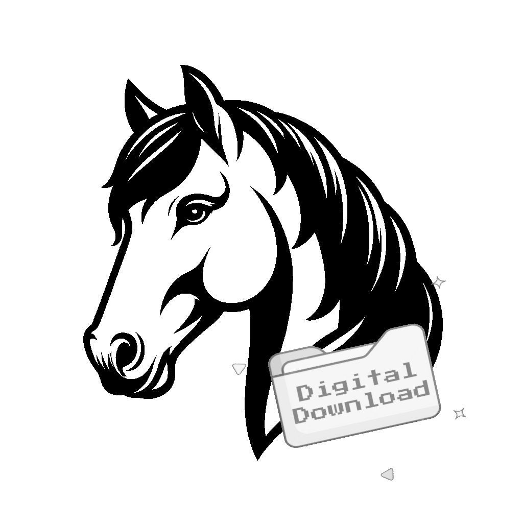 Horse Head SVG Bundle - Etsy
