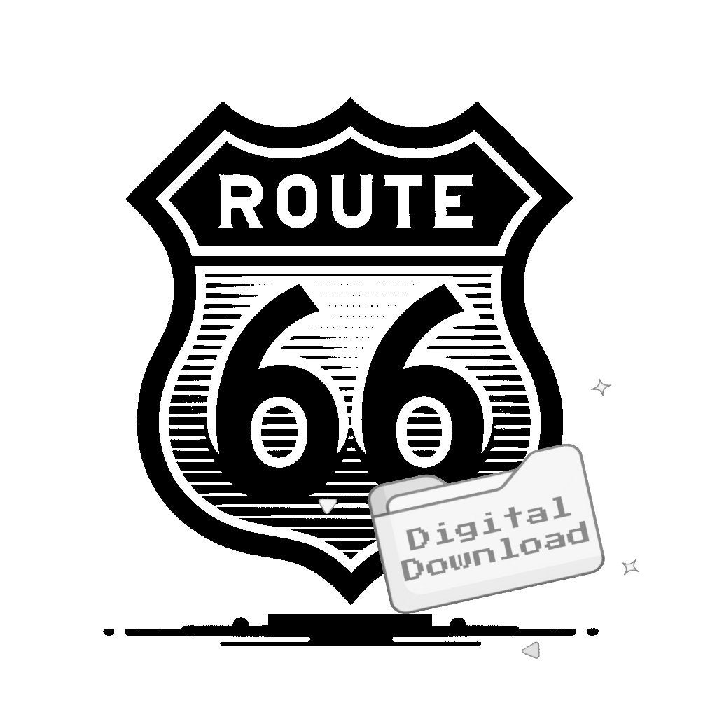 Route 66 Sign SVG Bundle - Etsy