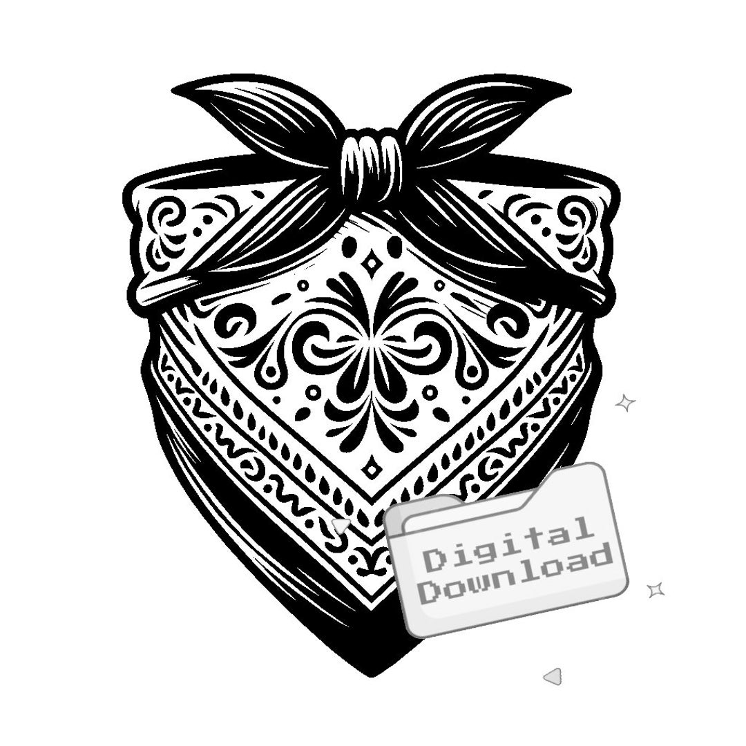 Bandana SVG Bundle - Etsy
