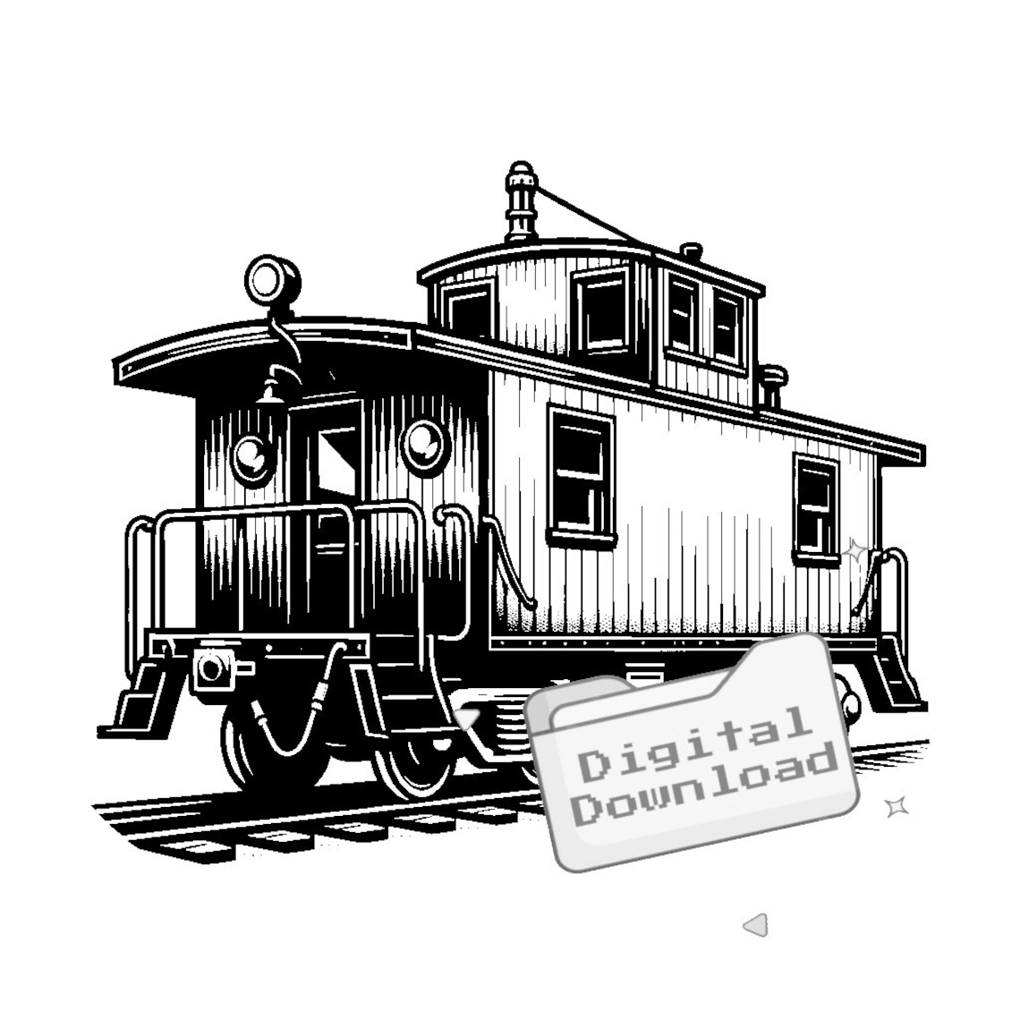 Caboose SVG Bundle - Etsy