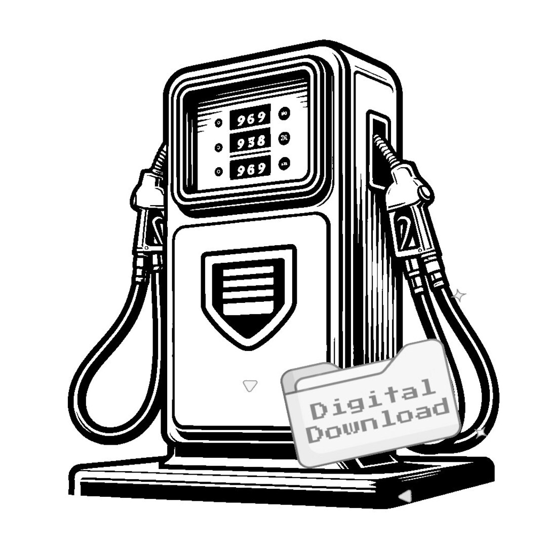 Gas Pump SVG Bundle - Etsy