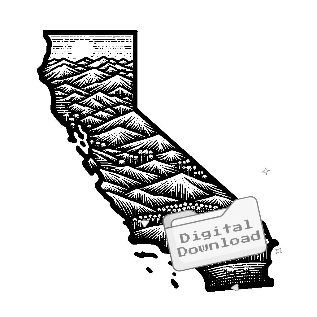 California SVG Bundle - Etsy