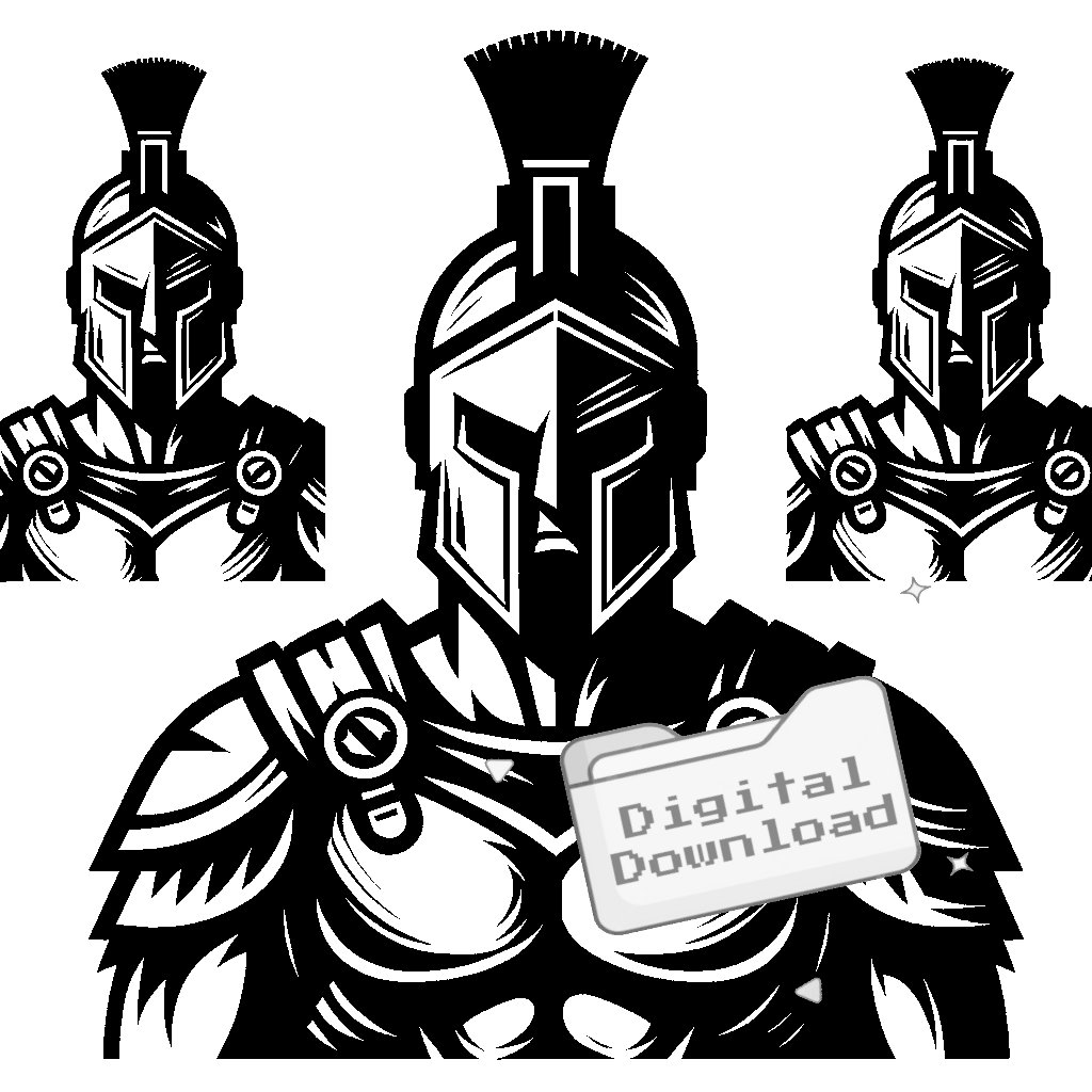 Spartan Warrior SVG Bundle - Etsy