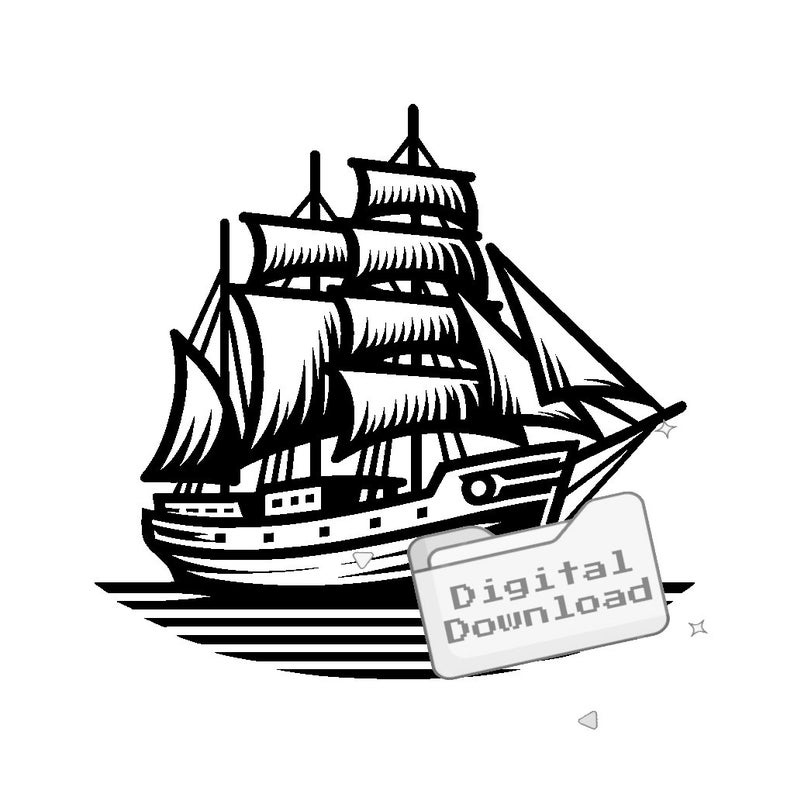 Ship SVG Bundle - Etsy