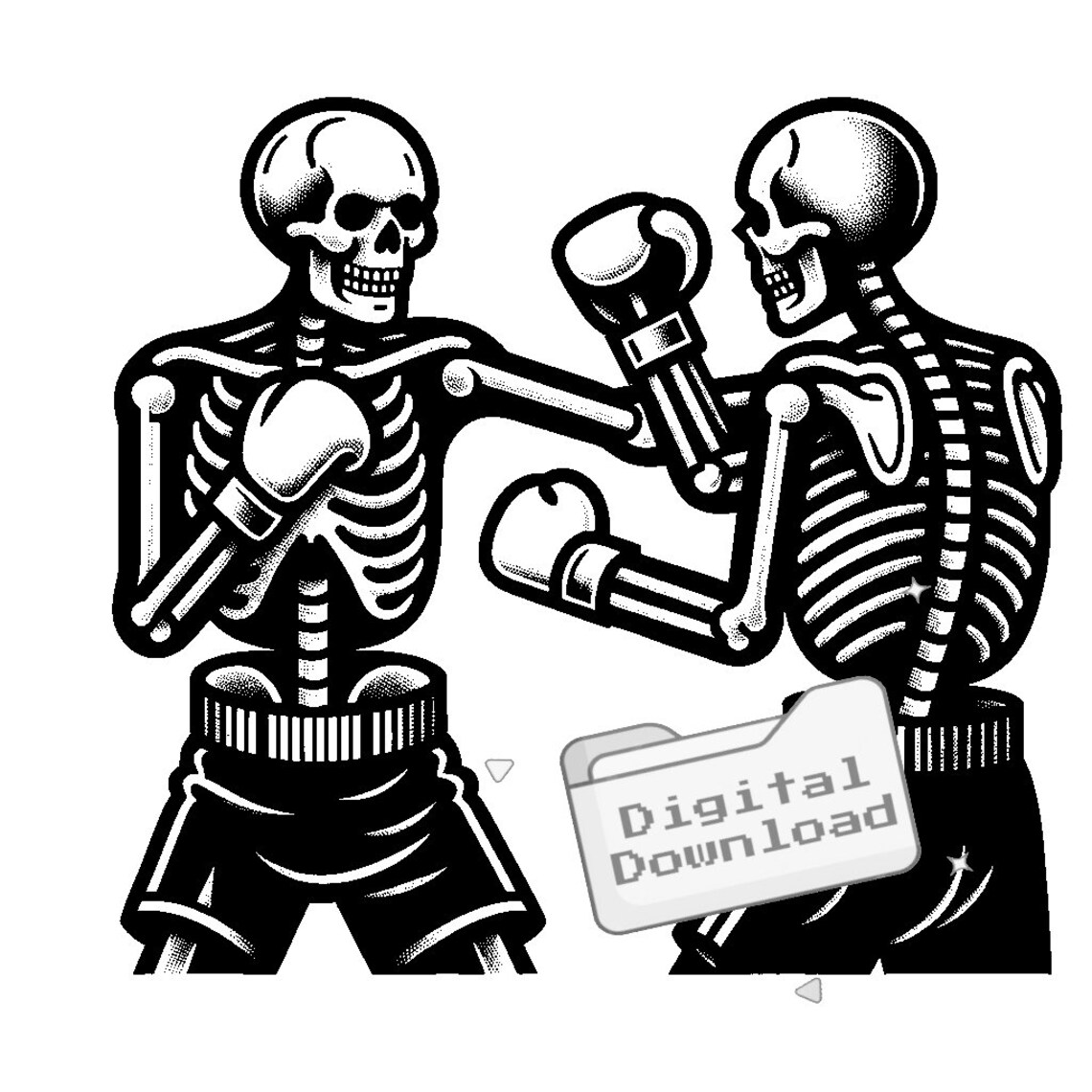 Skeleton Boxing SVG Bundle - Etsy