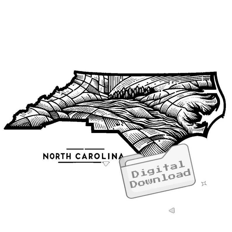 North Carolina SVG Bundle - Etsy