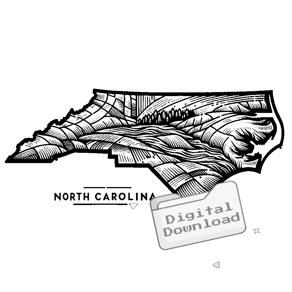 North Carolina SVG Bundle - Etsy