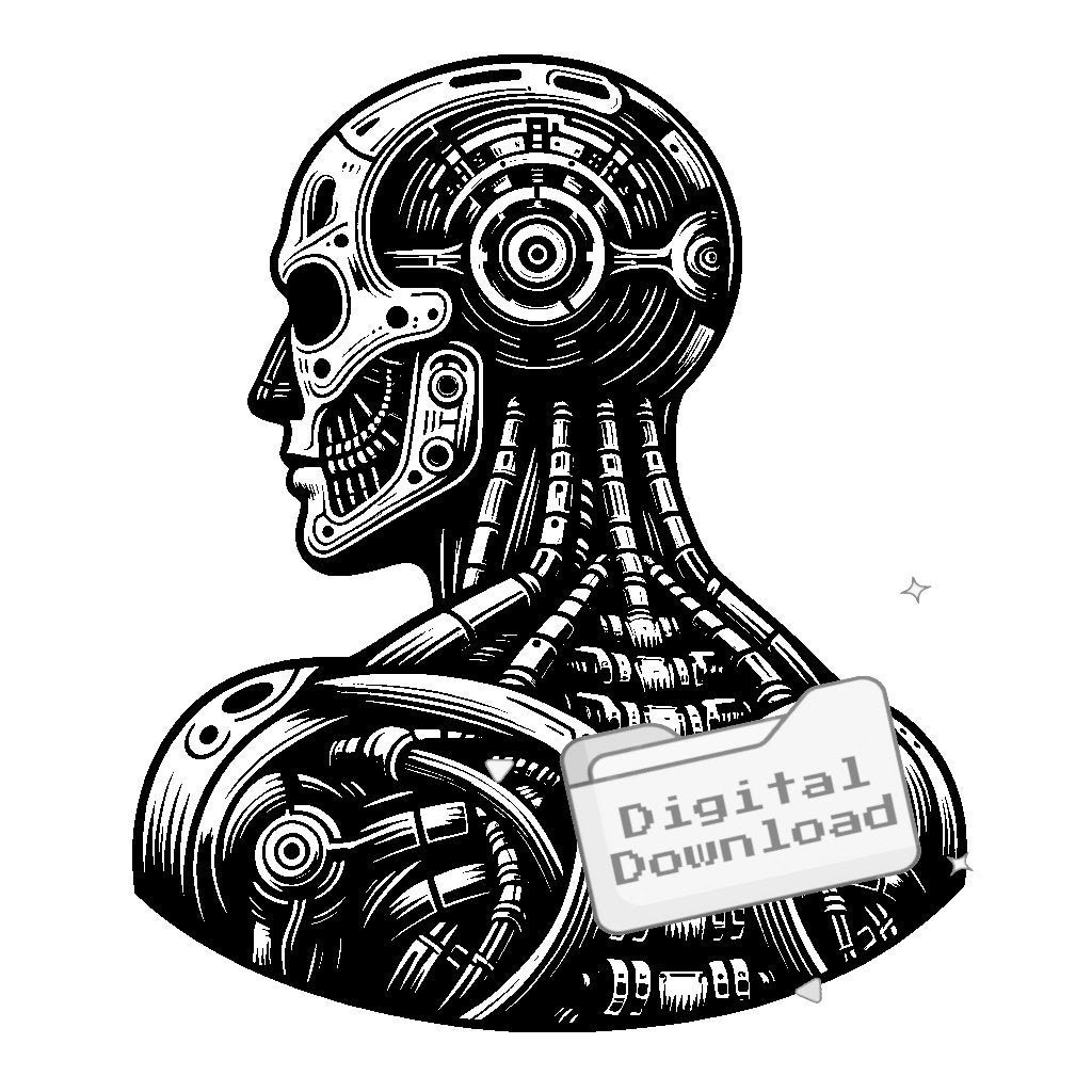 Cyborg SVG Bundle - Etsy