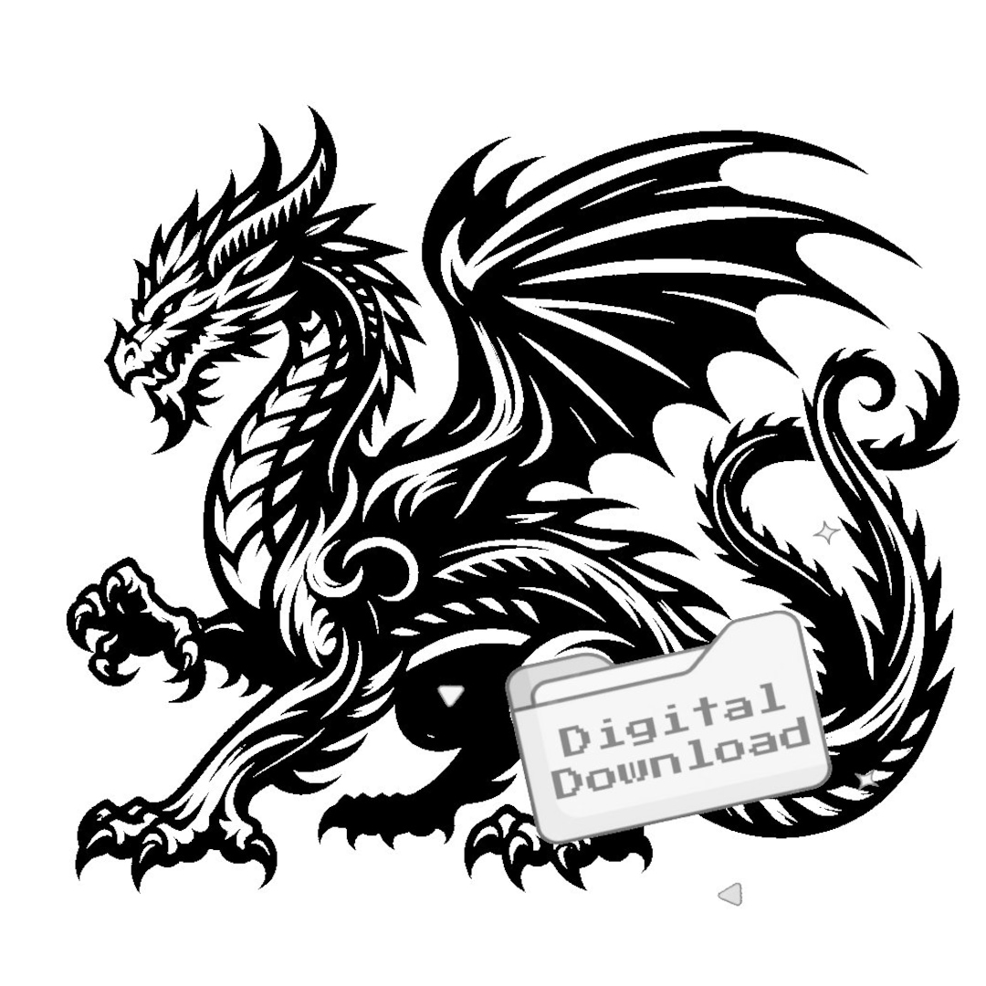 Dragon SVG Bundle - Etsy