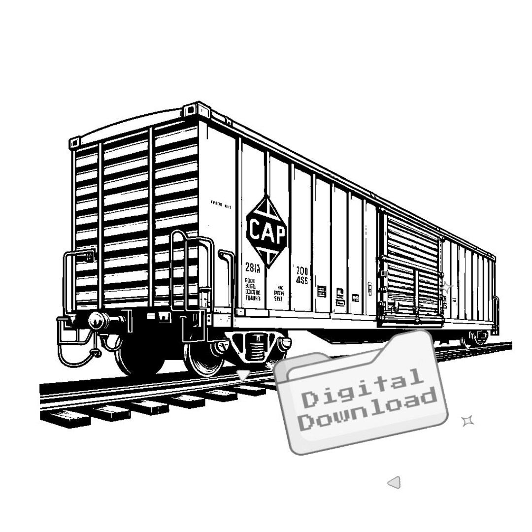 Boxcar SVG Bundle - Etsy