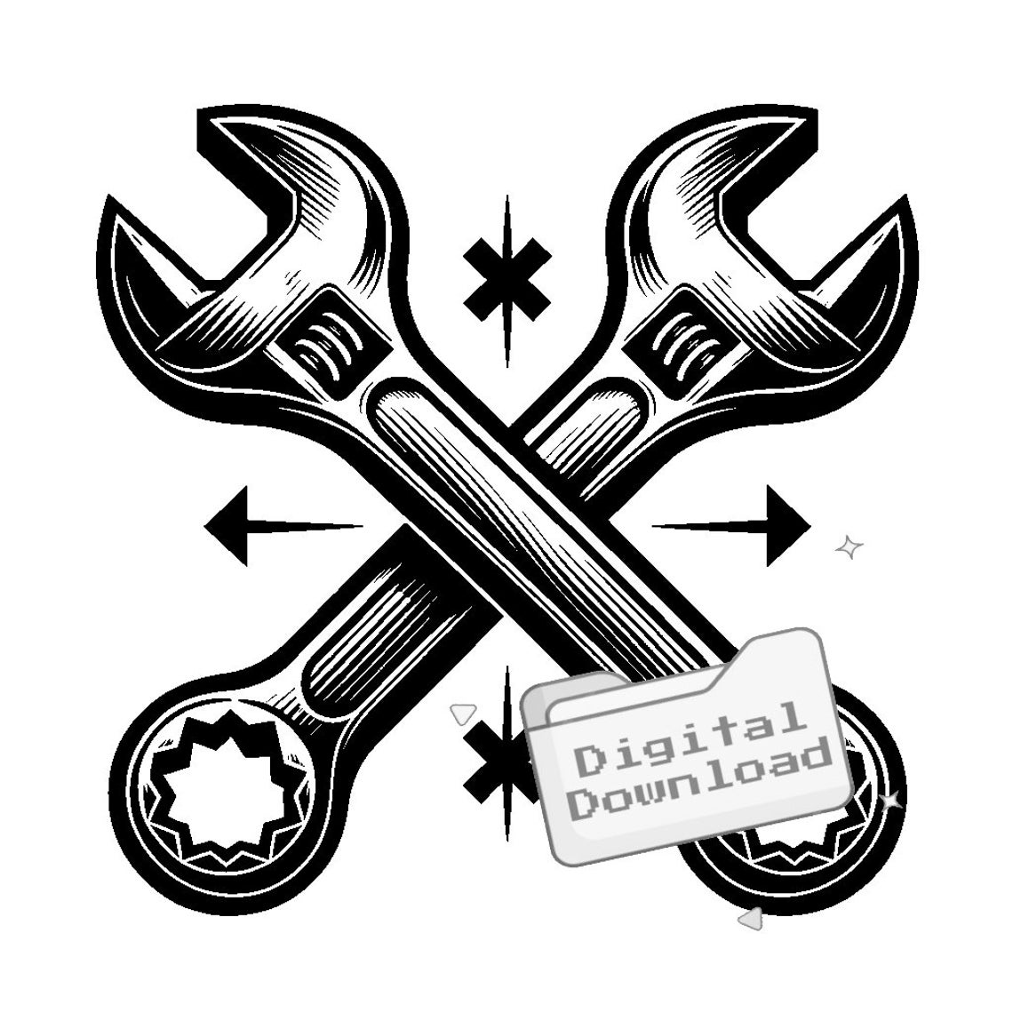 Crossed Wrenches SVG Bundle - Etsy