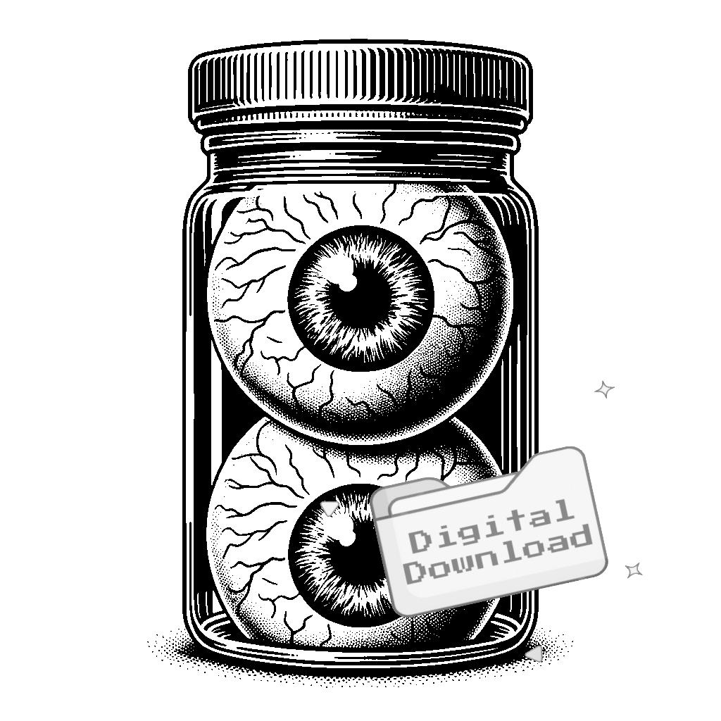 Eyeballs in a Jar SVG Bundle - Etsy