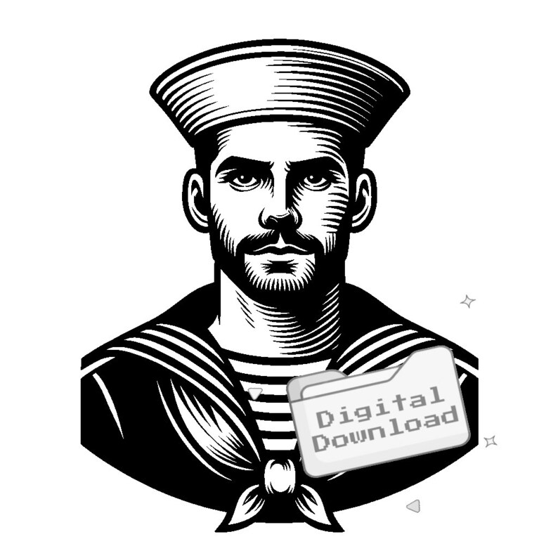 Sailor SVG Bundle - Etsy