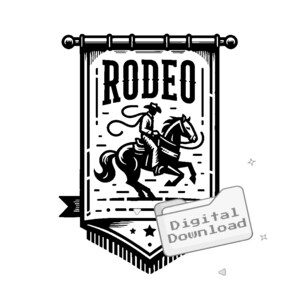 Rodeo Banner SVG Bundle - Etsy