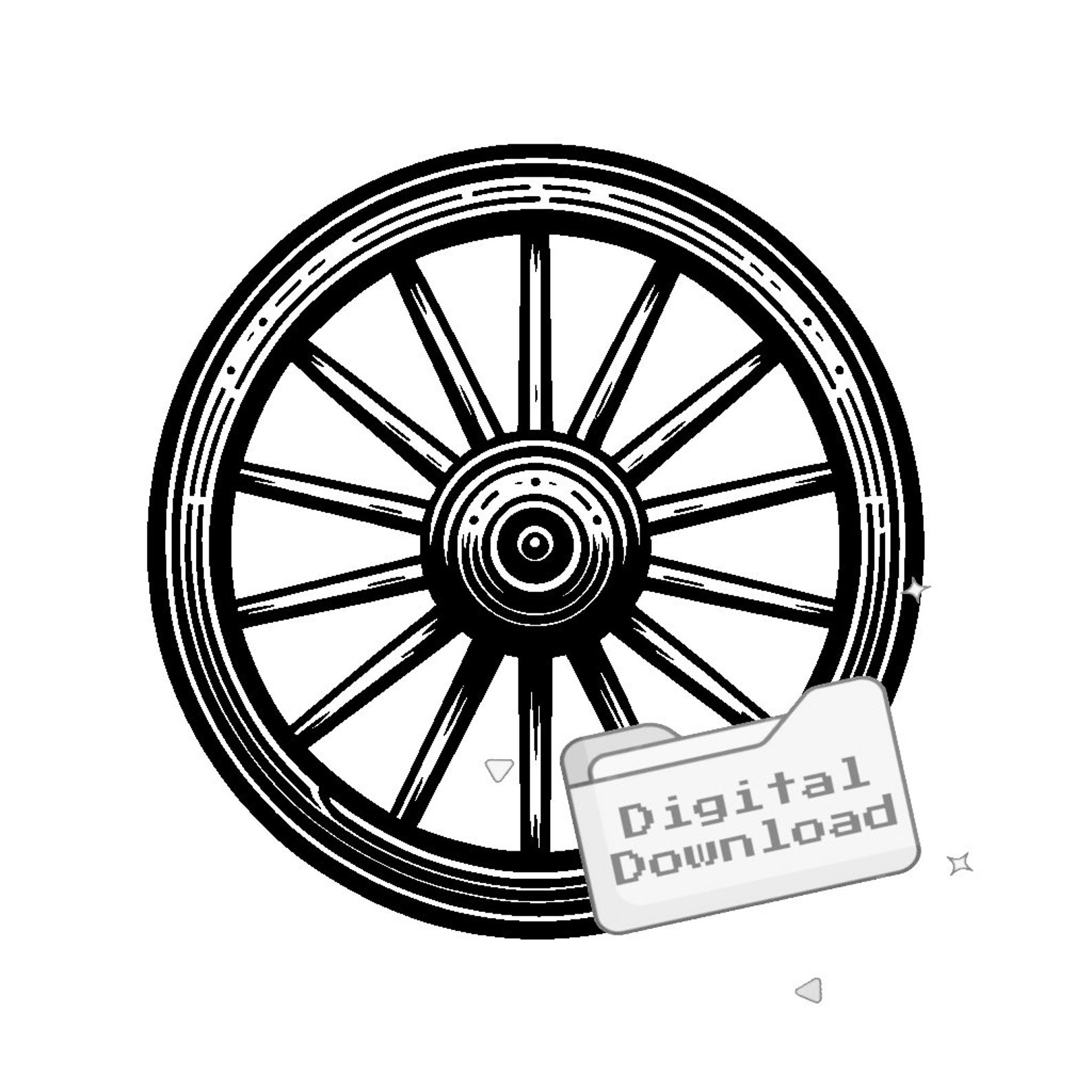 Wagon Wheel SVG Bundle - Etsy
