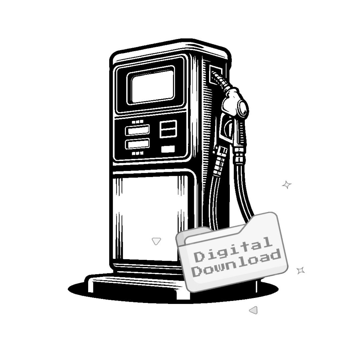 Gas Pump SVG Bundle - Etsy