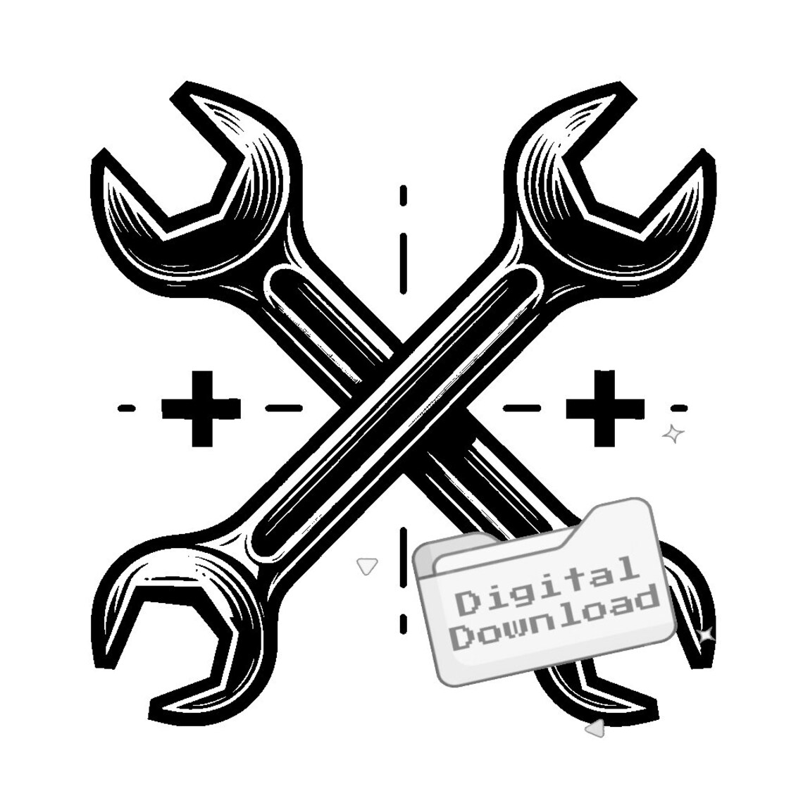 Crossed Wrenches SVG Bundle - Etsy
