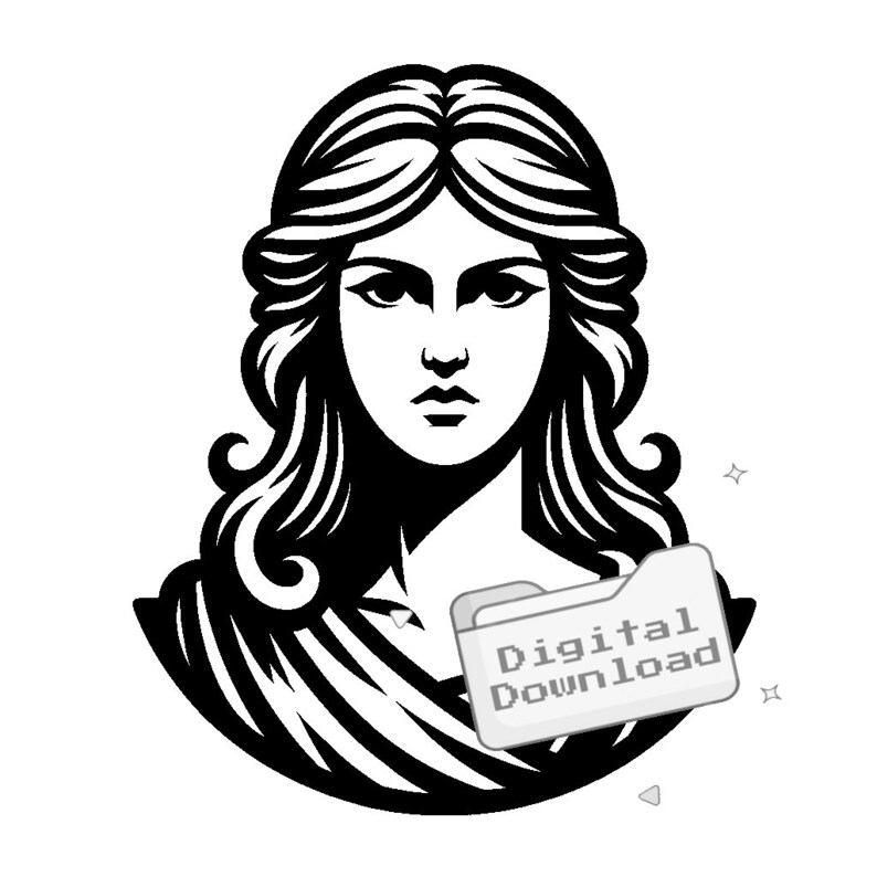 Greek Goddess Athena SVG Bundle - Etsy