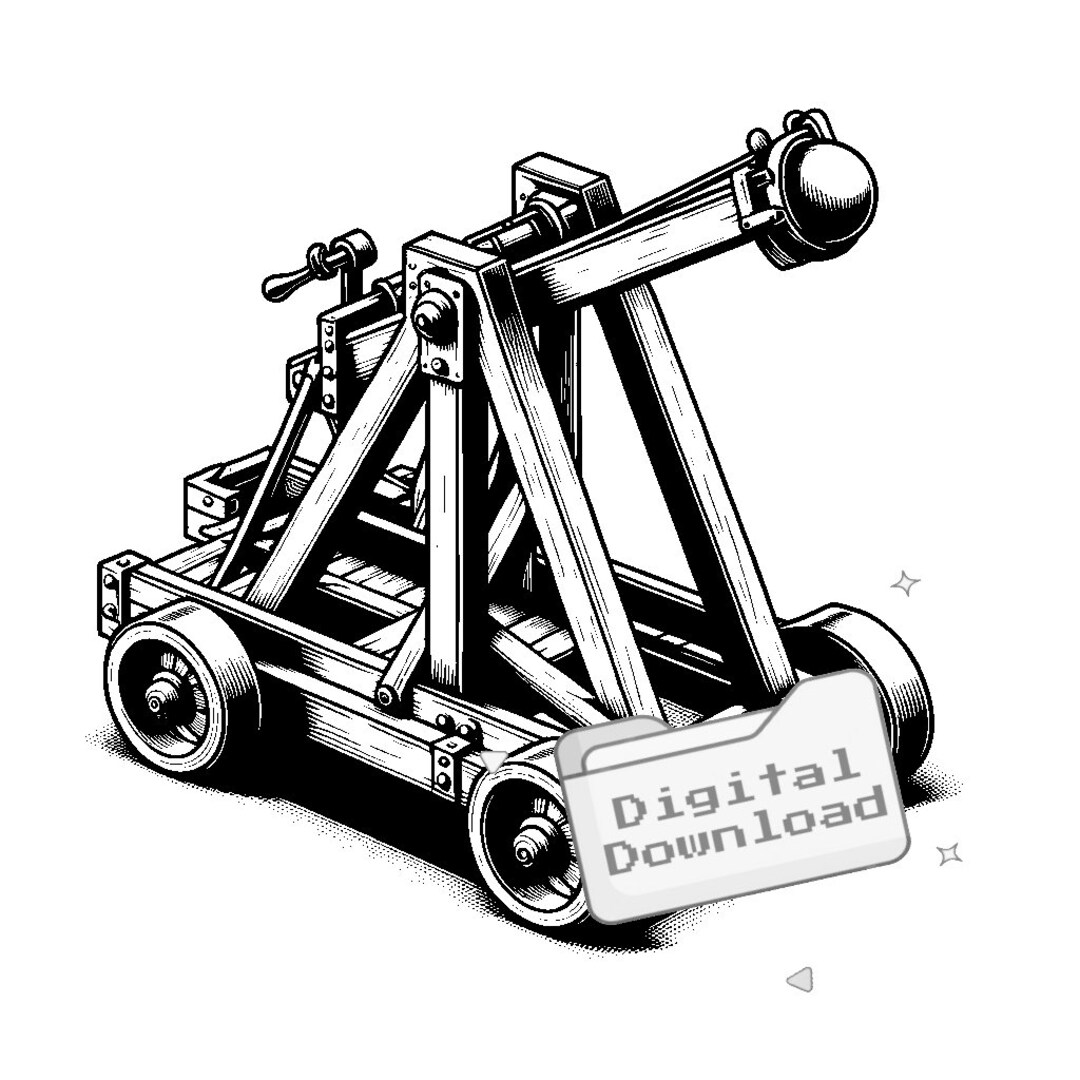Trebuchet SVG Bundle - Etsy