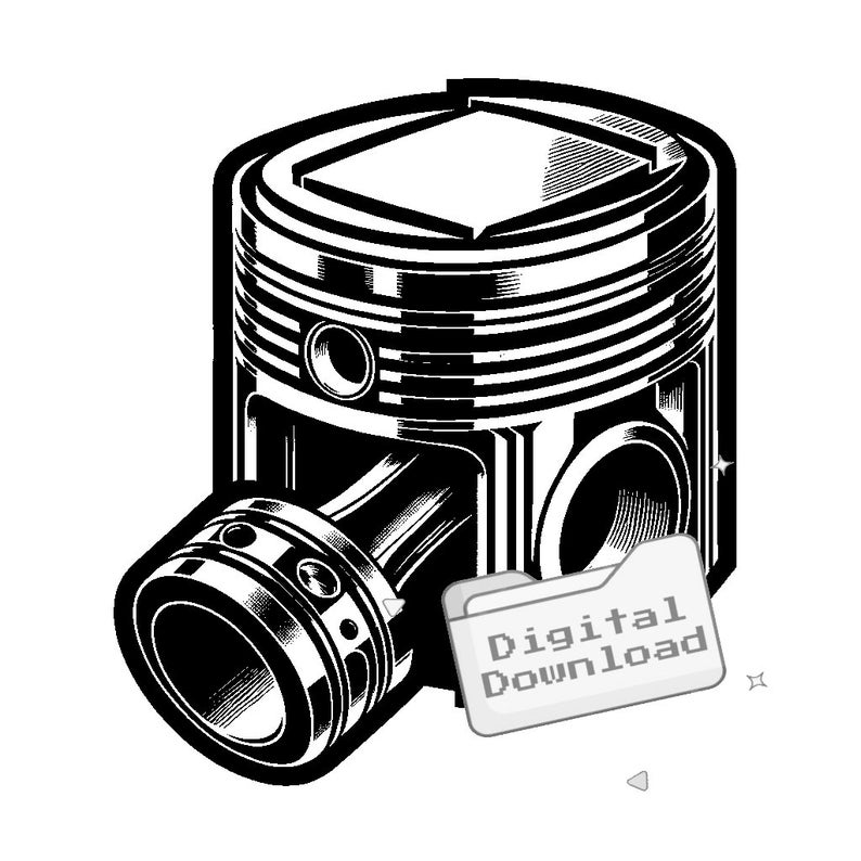 Piston and Rod SVG Bundle - Etsy