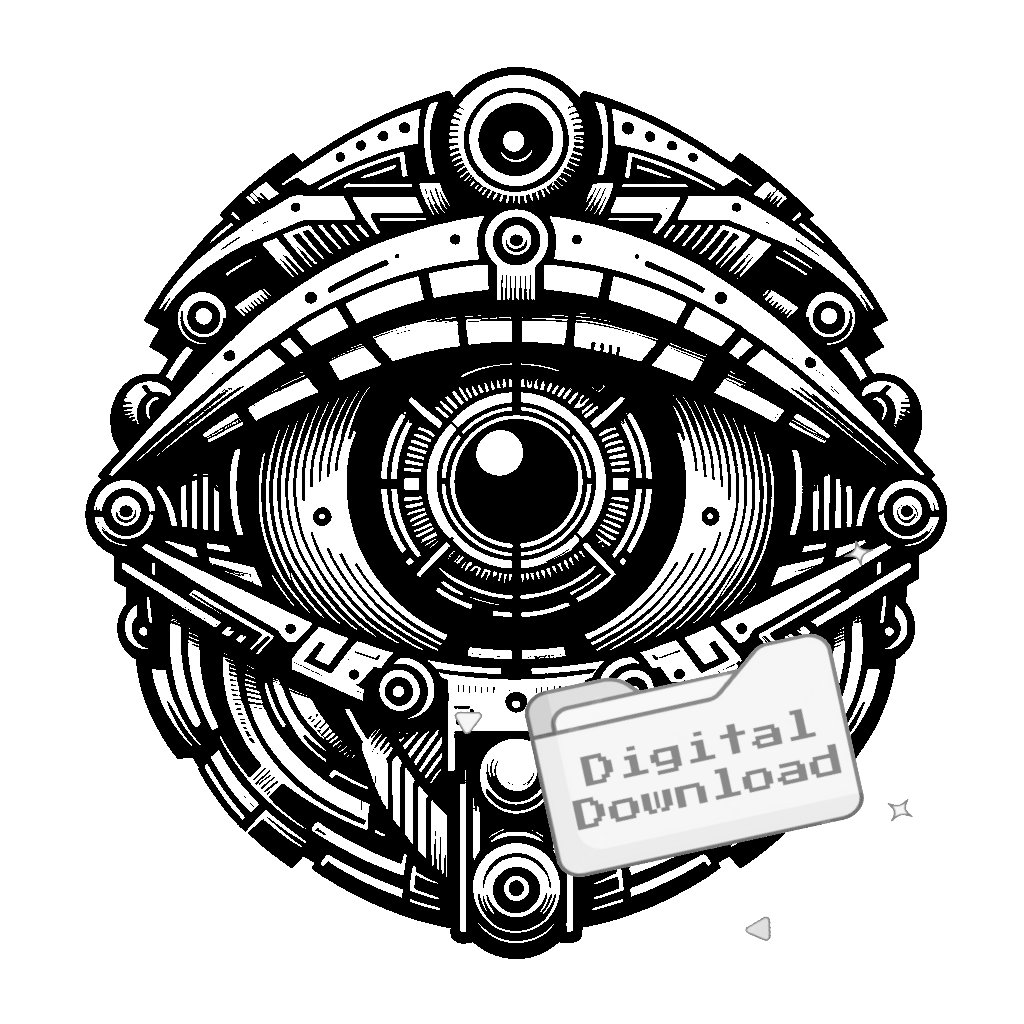 Robotic Eye SVG Bundle - Etsy