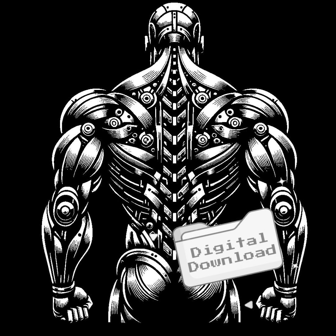 Metallic Muscles SVG Bundle - Etsy