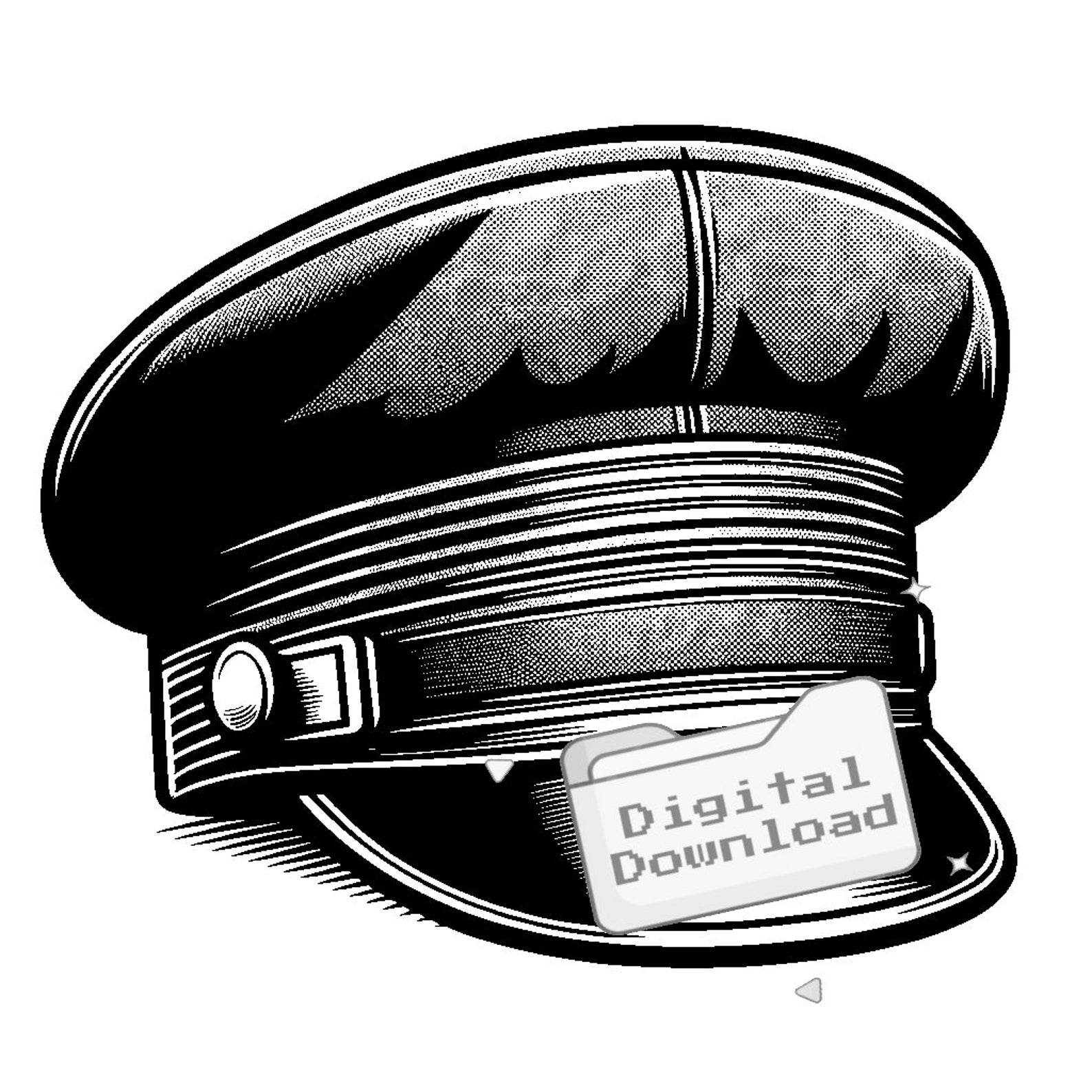 Train Engineers Cap SVG Bundle - Etsy
