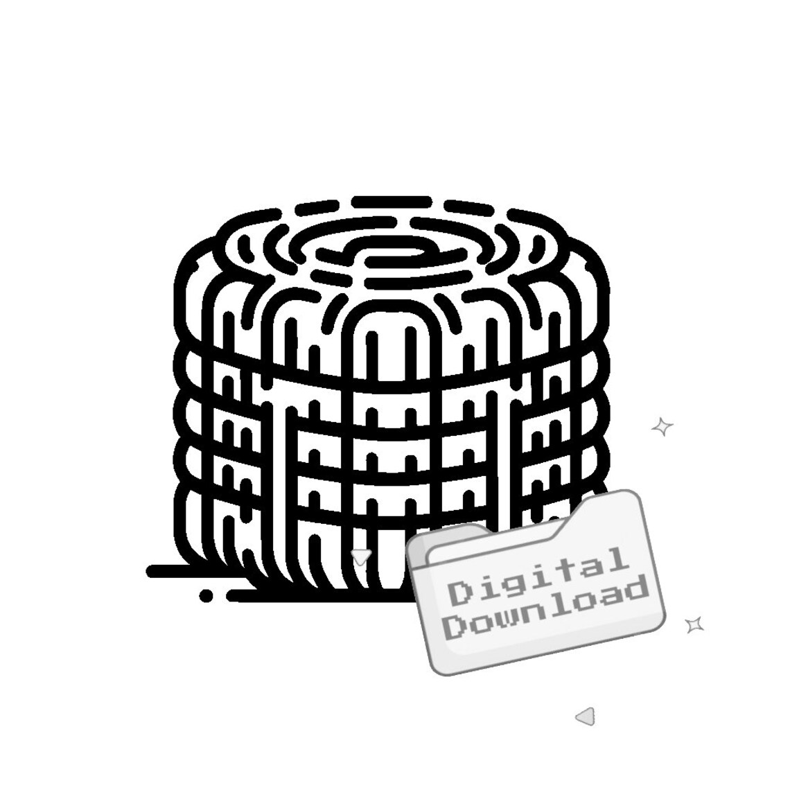 Bale of Hay SVG Bundle - Etsy