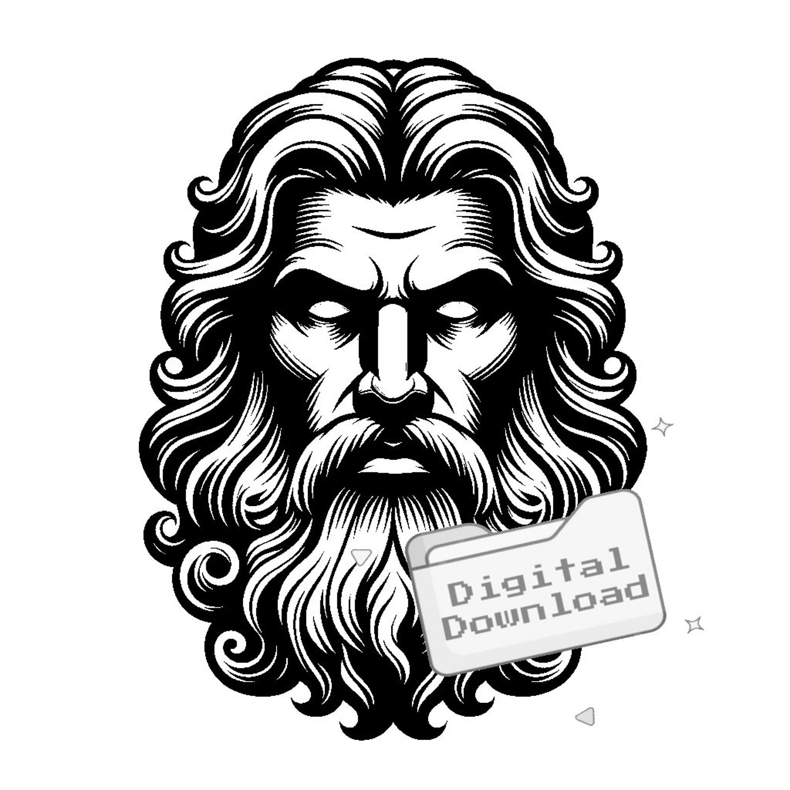 Greek God Zeus SVG Bundle - Etsy