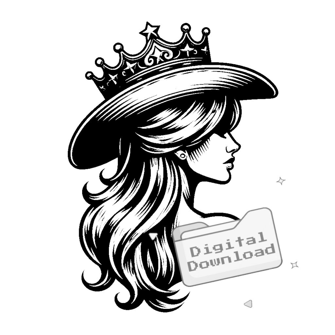 Rodeo Queen Crown SVG Bundle - Etsy
