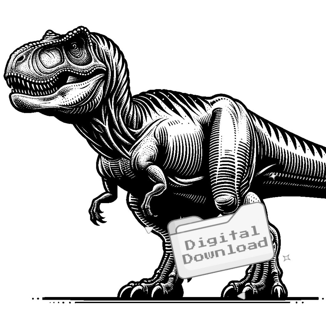 Tyrannosaurus Rex SVG Bundle - Etsy