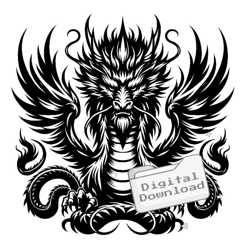 Dragon SVG Bundle - Etsy