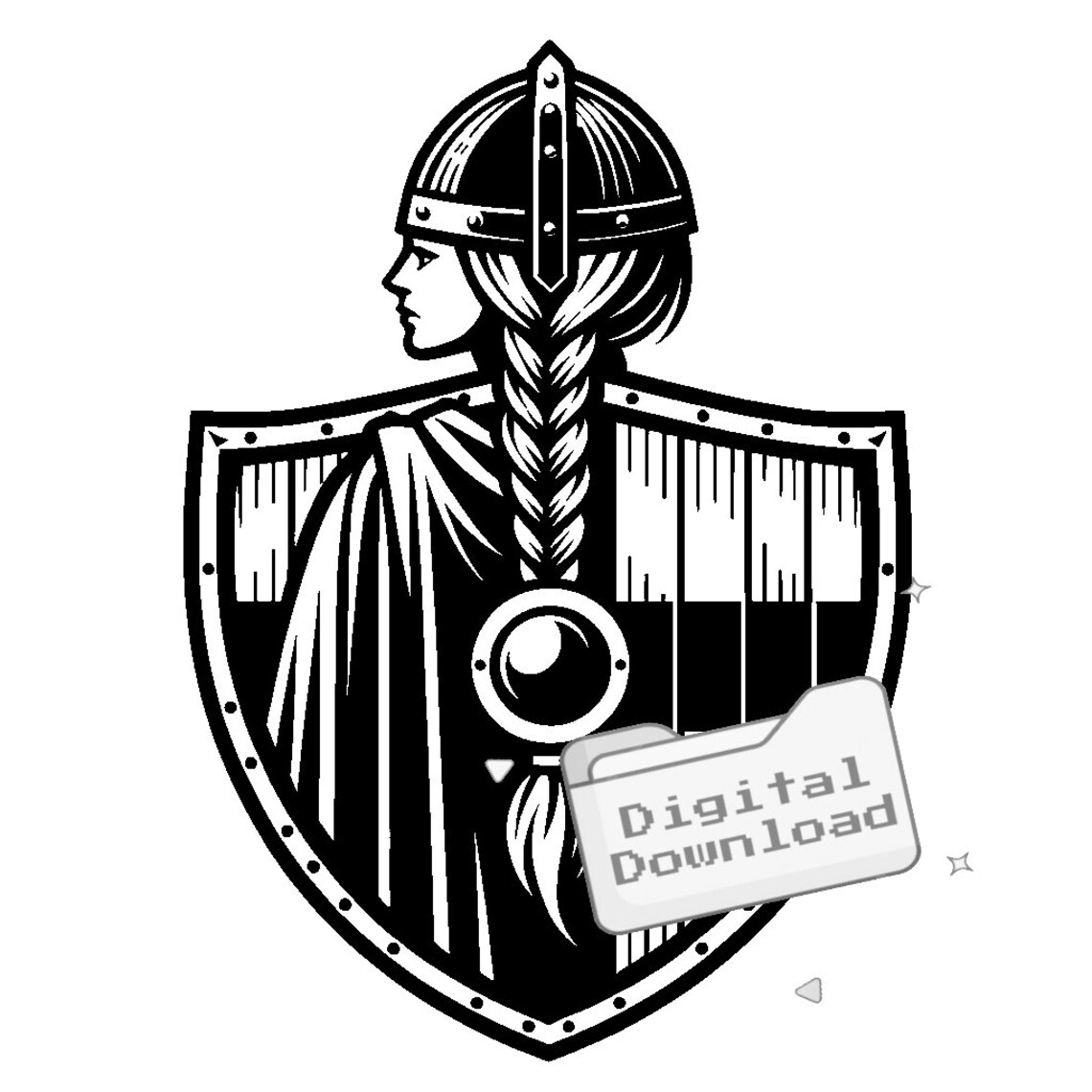 Viking Shield Maiden SVG Bundle - Etsy