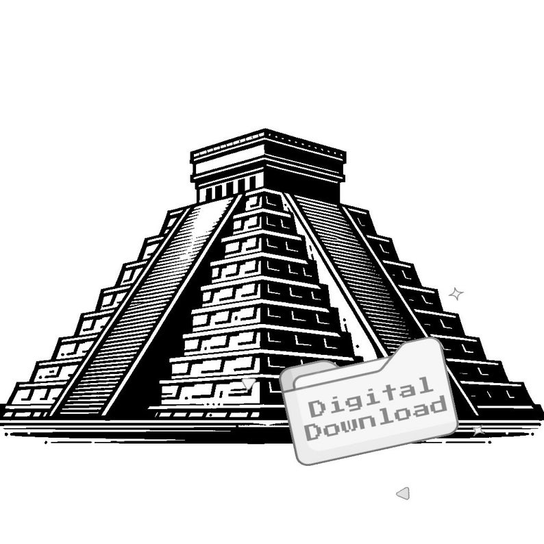 Mayan Pyramid SVG Bundle - Etsy