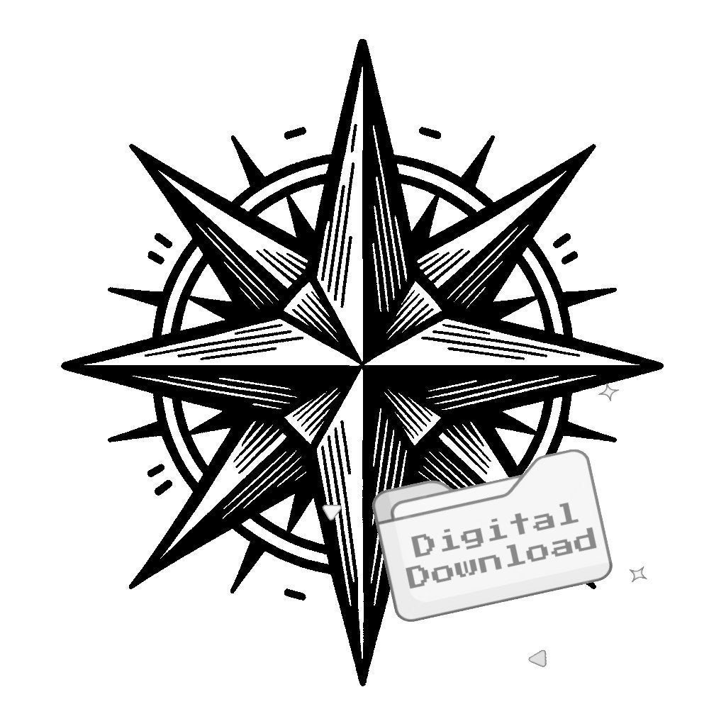 Nautical Star SVG Bundle - Etsy