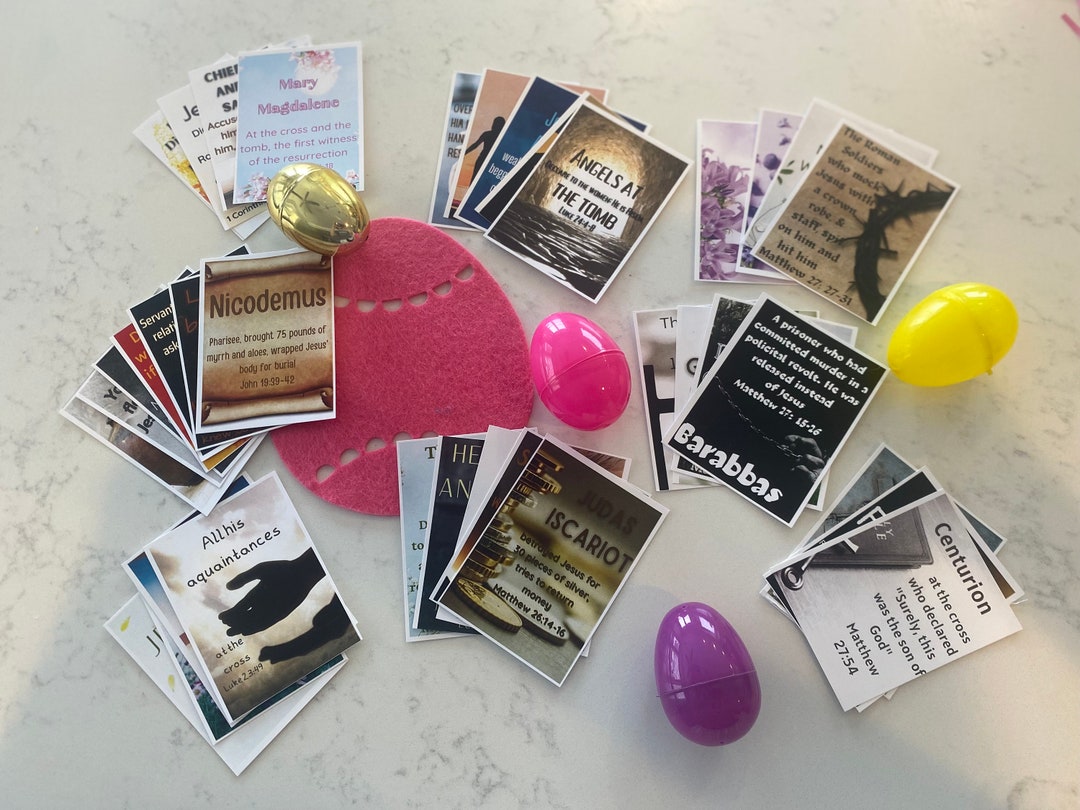 People in the Easter Story: Playing and Decorative Cards Digital ...