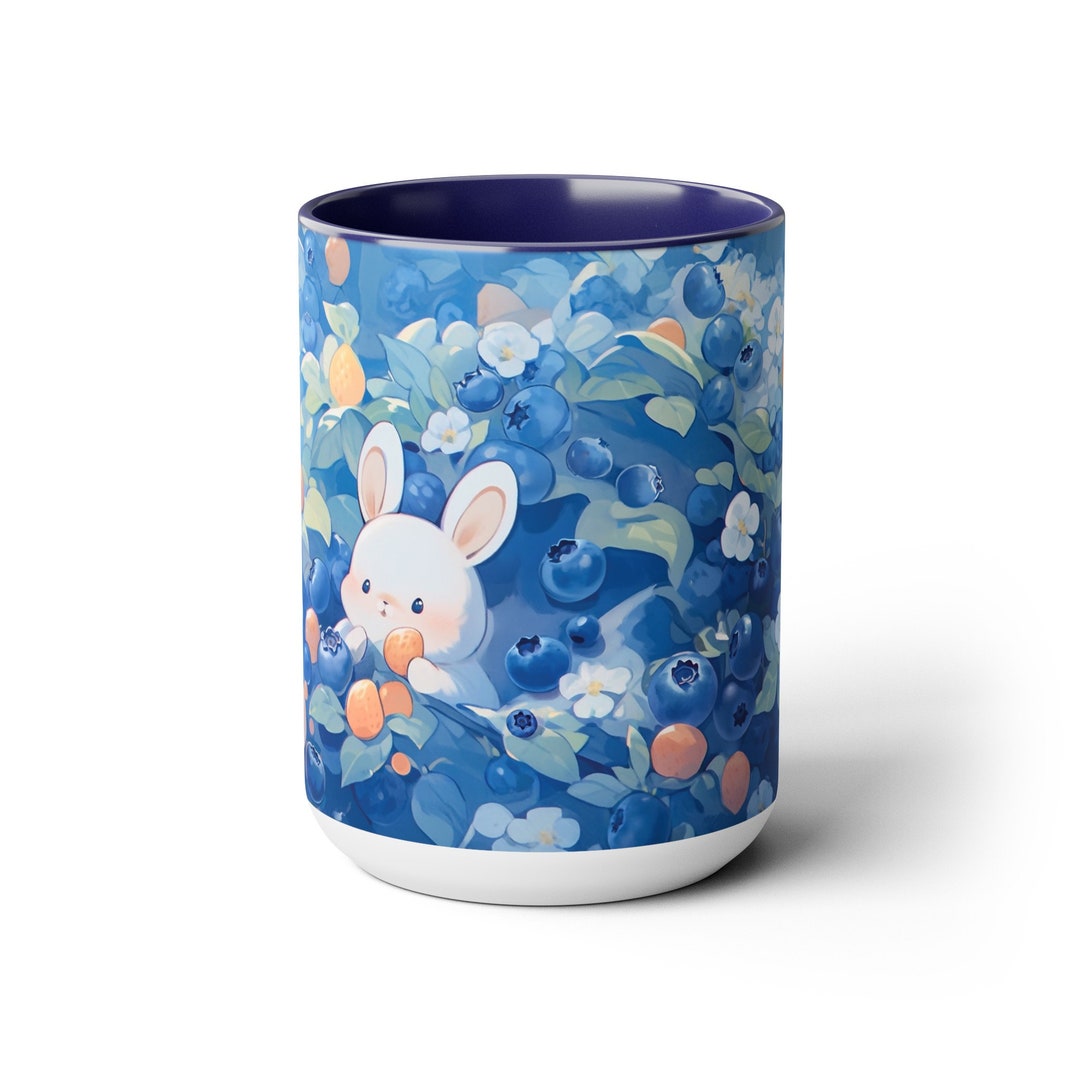 Cute Kawaii Bunny Mug 15oz, Cute Mugs Aesthetic, Bunny Gifts, Kawaii ...