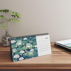 Kawaii Anime Animals Desk Calendar, Cute Animal Patterns, Cute Home ...