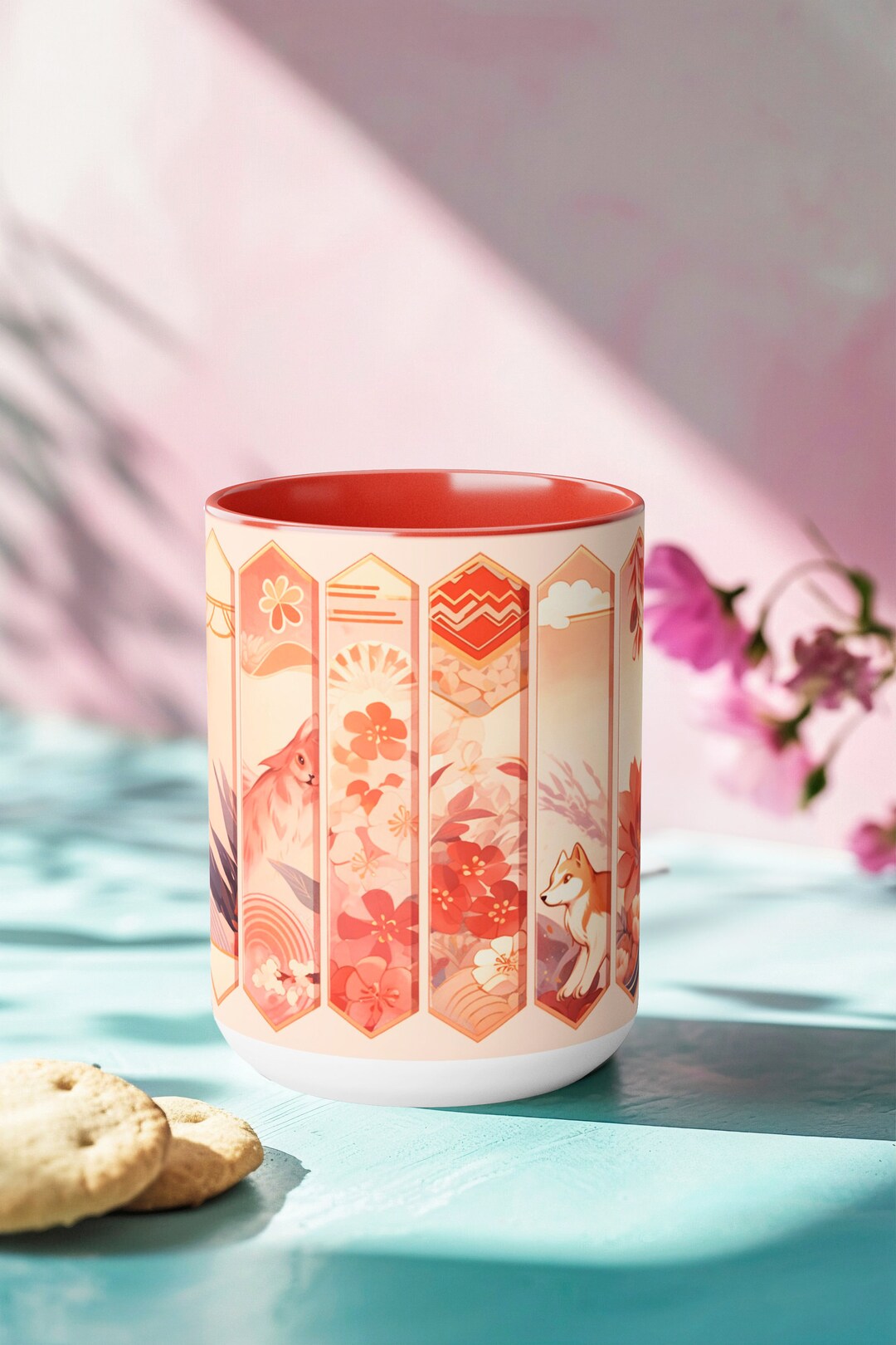 Kawaii Mug Aesthetic, Cute Mug Desk Decor, Anime Mugs, Abstract Mugs ...