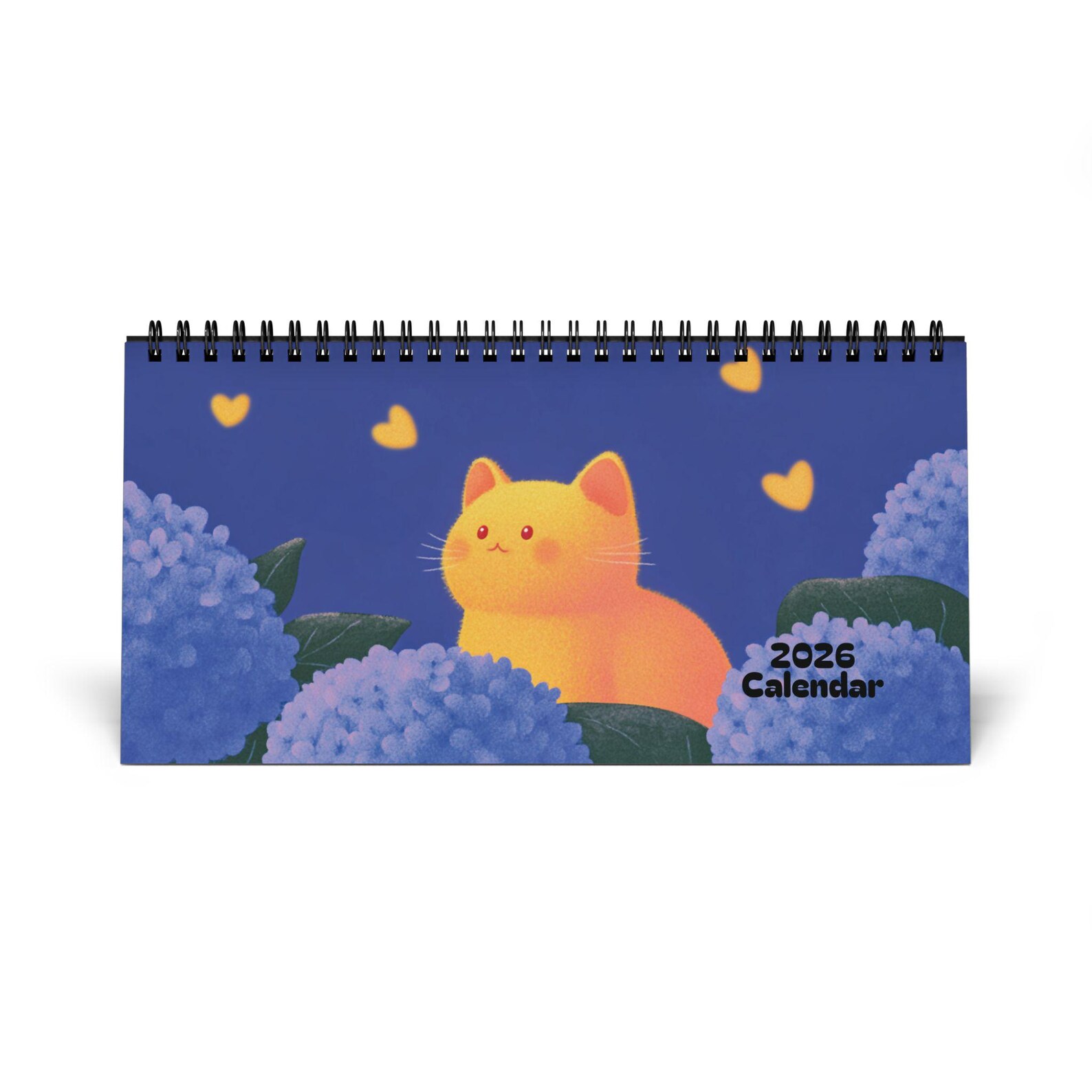 2026 Landscape Art With Animals Desk Calendar, Anime Landscape, Kawaii ...