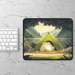 Kawaii Anime Mouse Pad: Camping Journey Desk Decor - Etsy