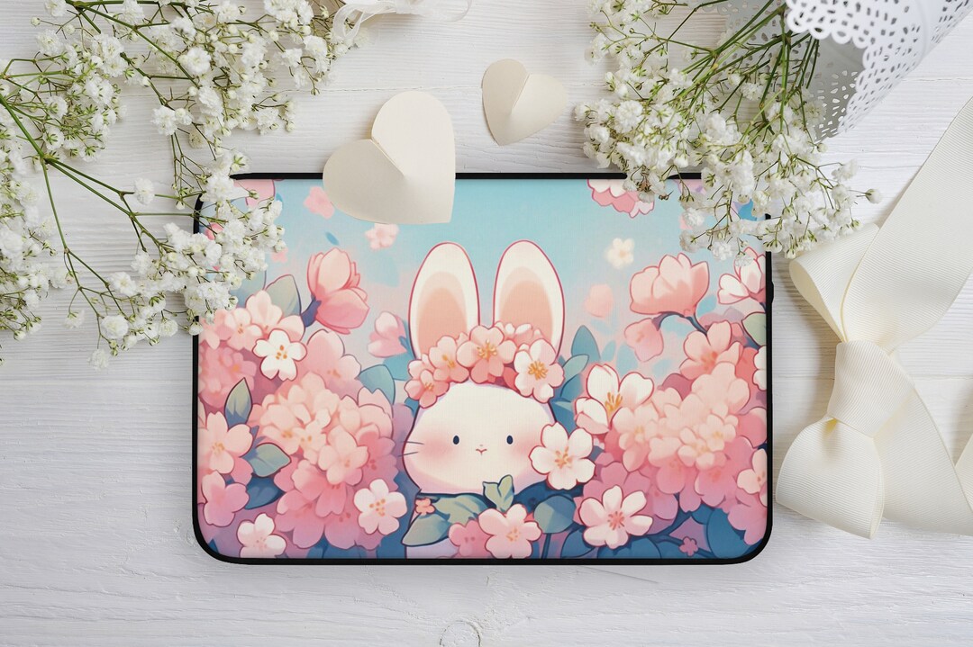 Kawaii Bunny Laptop Sleeve, Cute Laptop Sleeve for Girls, Kawaii Laptop ...