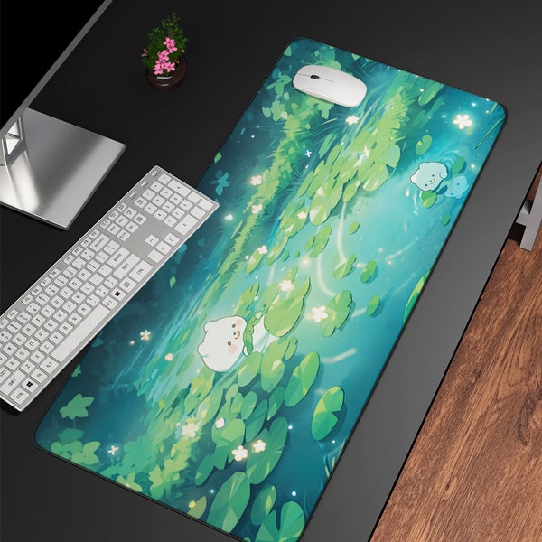 Green Desk Mat - Etsy